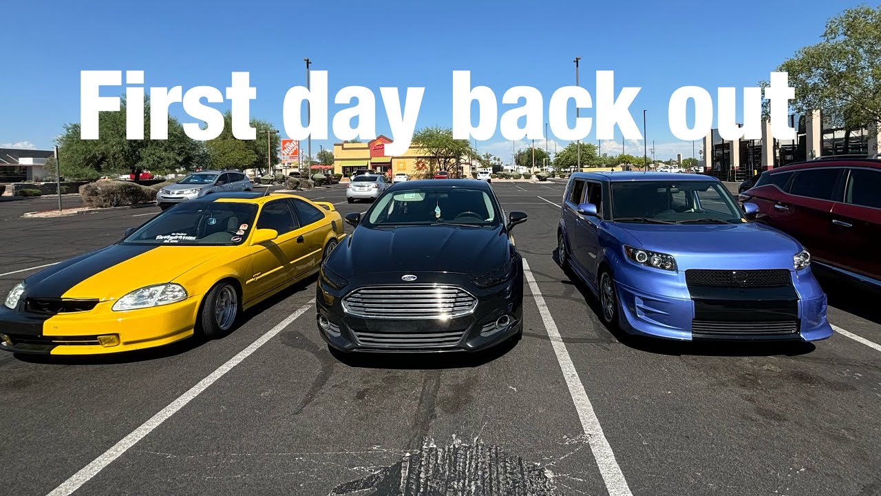 First day back out (car meet) - YouTube