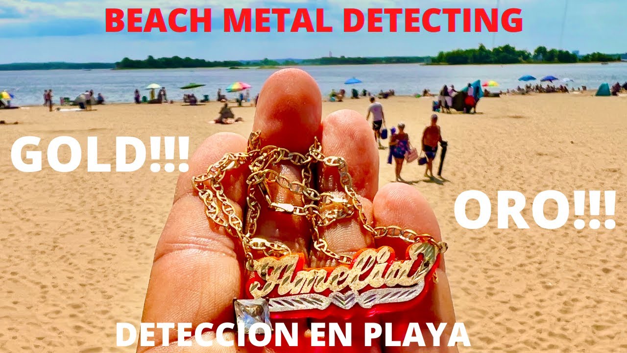 Beach Metal Detecting | Detection En Playa Gold Found Oro En Contrado ...
