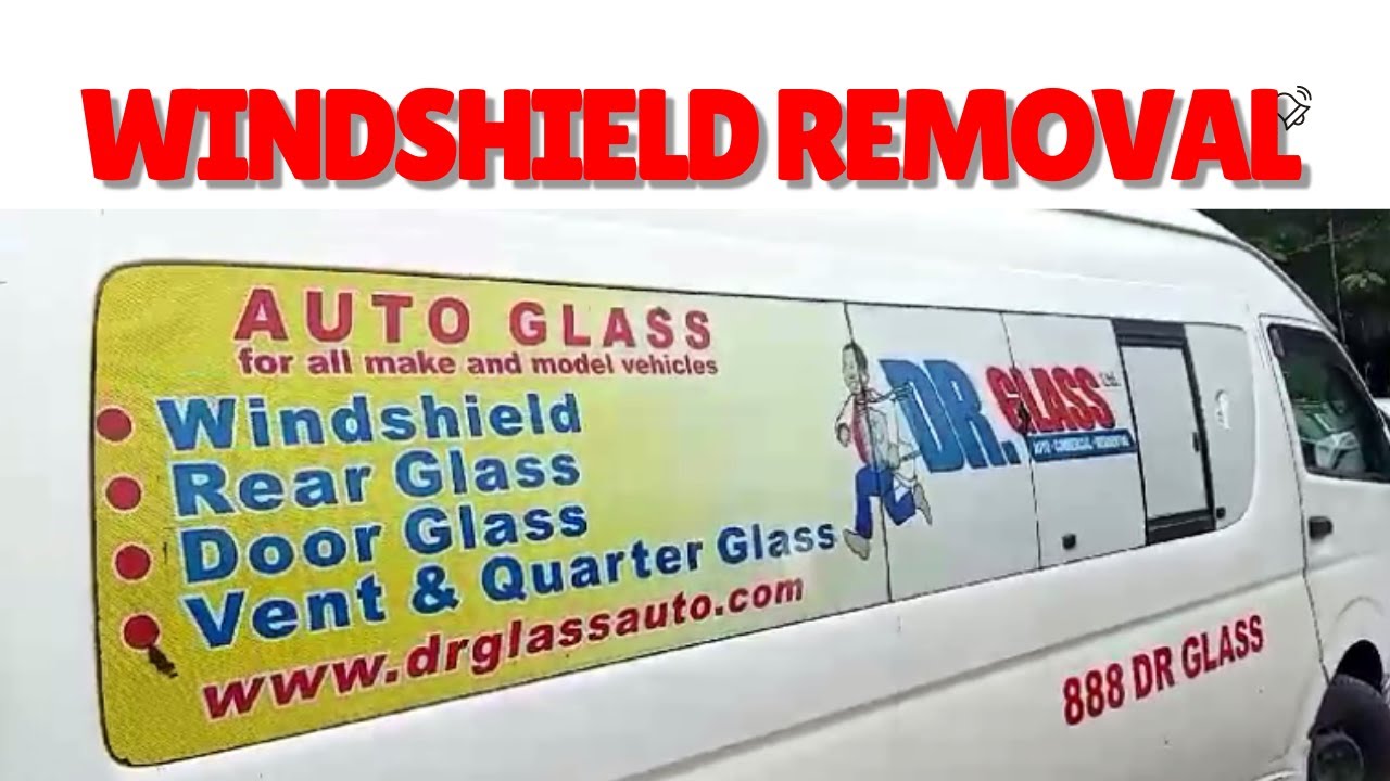 WINDSHIELD REMOVAL BY THE AUTO GLASS SPECIALIST - YouTube