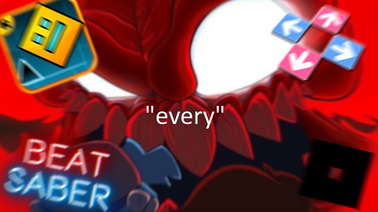 FNF Tricky | Hellclown but in "every" rhythm game - YouTube