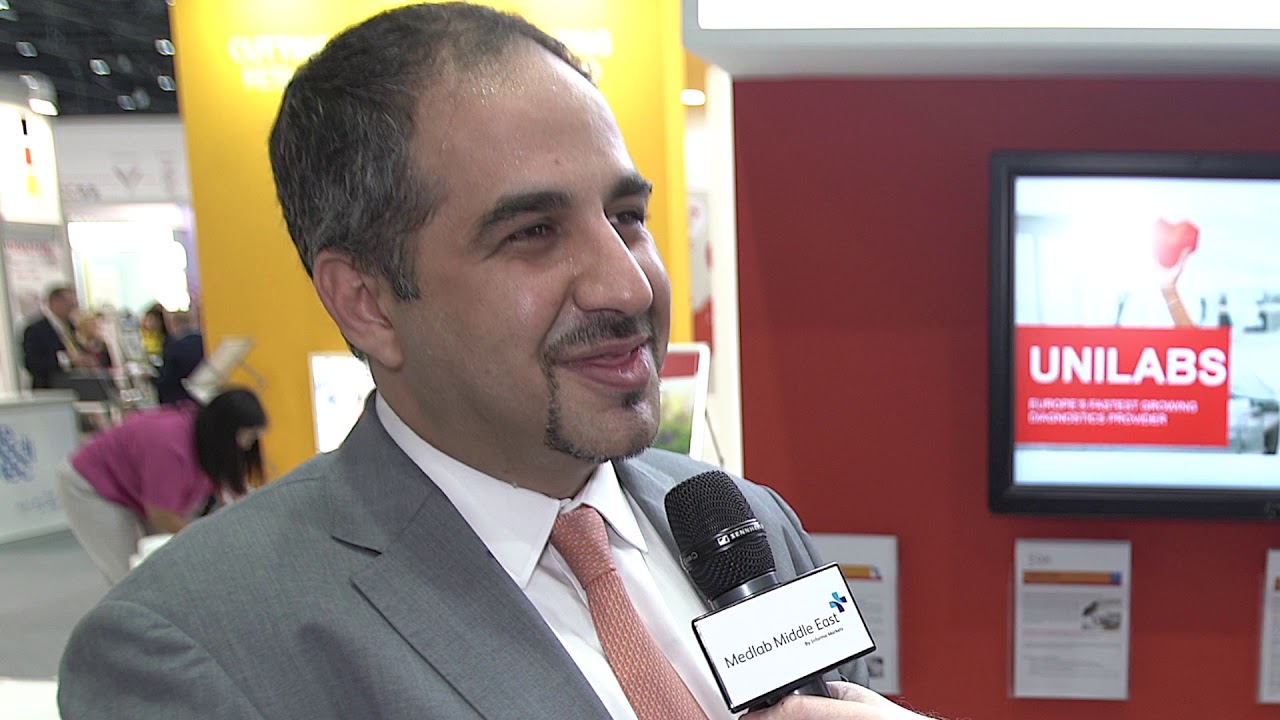 Mohammed Daoud from Unilabs speaking to Medlab TV 2020 - YouTube