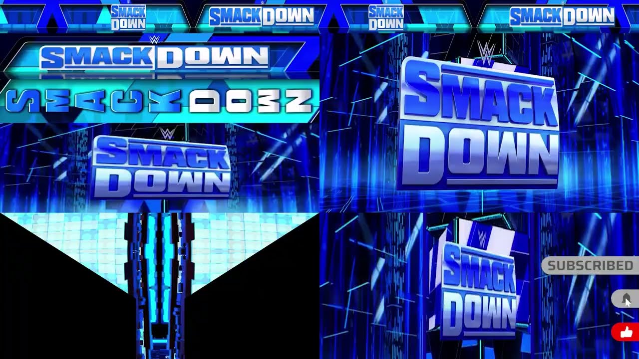 WWE 2K23 SmackDown Graphics Pack - YouTube
