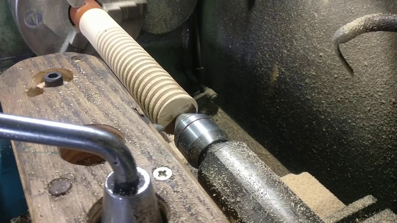 Wood threading - jig for lave 2 - YouTube