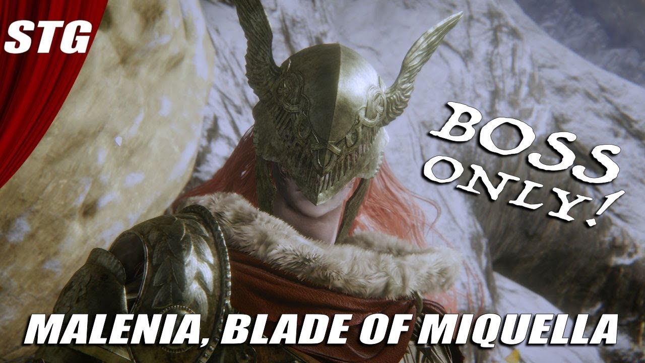 Elden Ring - Malenia Blade of Miquella Boss Fight - Boss Only Gameplay ...