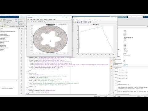 Matlab Rocket Grain Simulator - YouTube