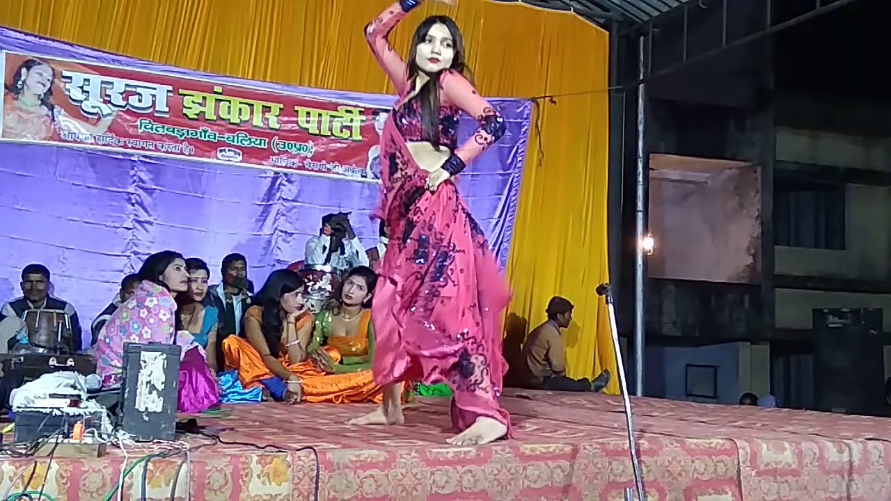 Kajal dance ballia up | kajari nach ballia | hot kajari dance ballia up ...
