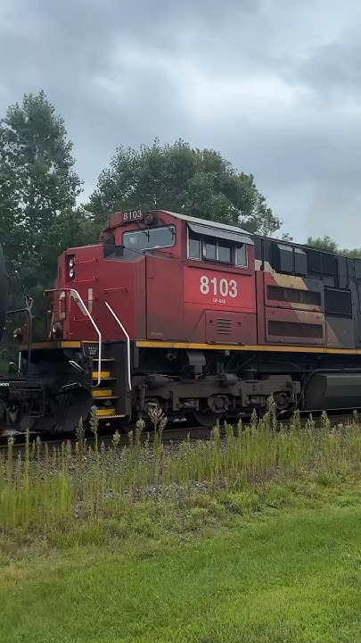 RARE CN 8103 SD70ACe mid train - YouTube