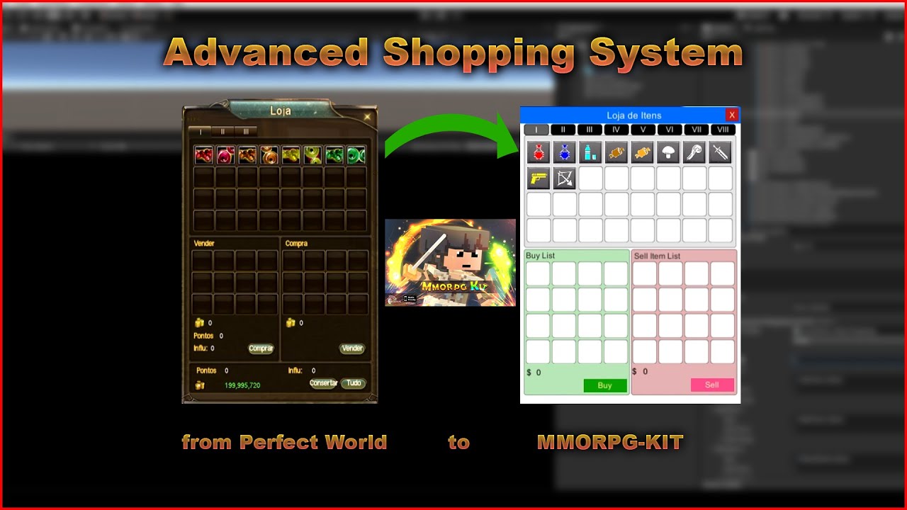 Advanced Shopping System for MMORPG - KIT - YouTube