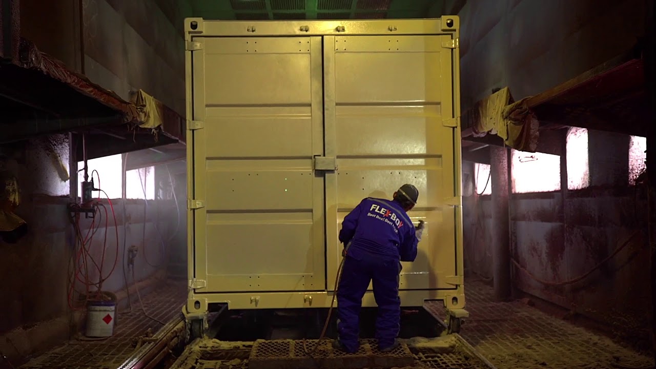 Shipping Container Manufacture by Flex-box.com - YouTube