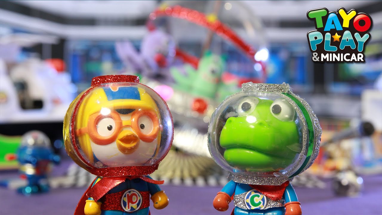 Pororo Toys l#13 Super Hero Pororo Defeat the space villain l Pororo ...