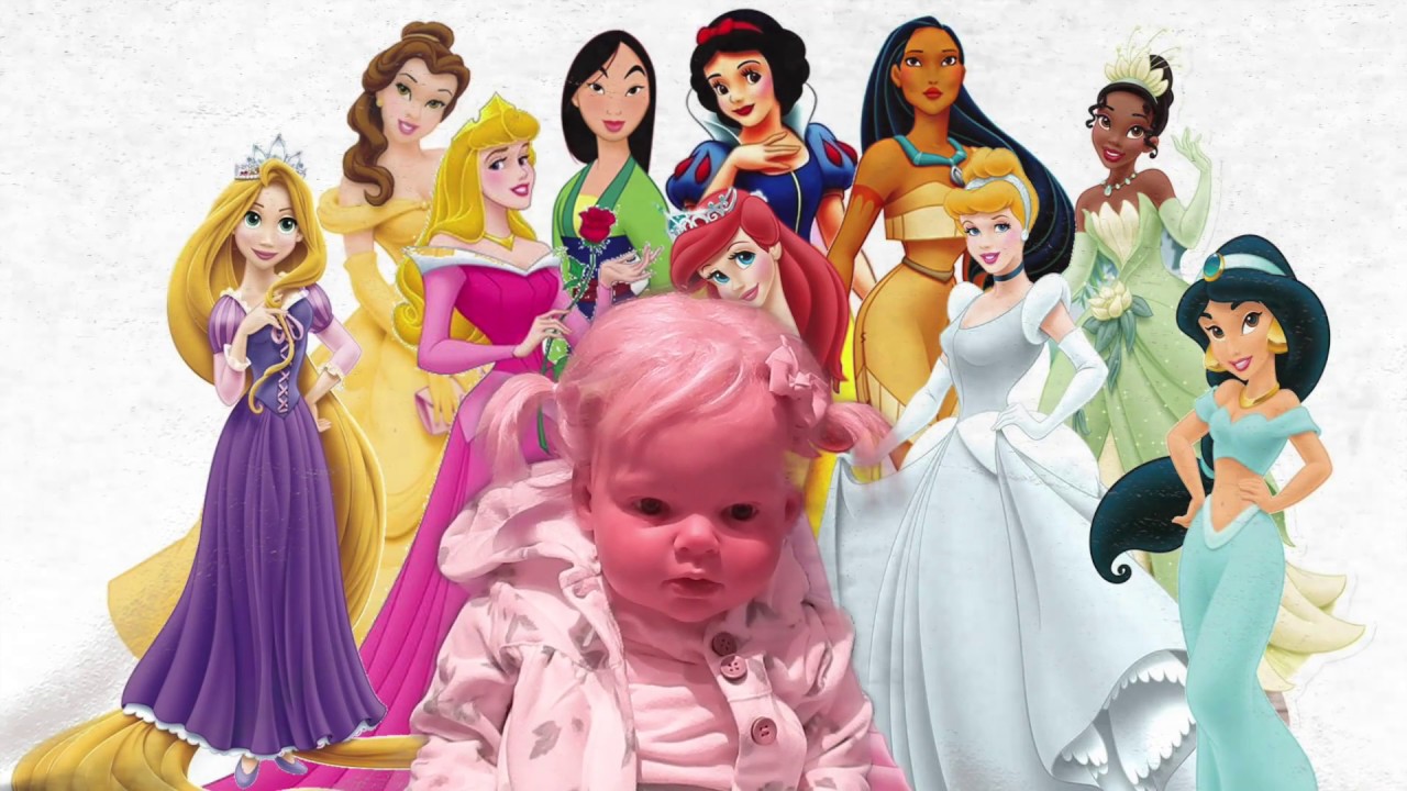 Reborn Toddler Laura Meets Disney Princesses - YouTube