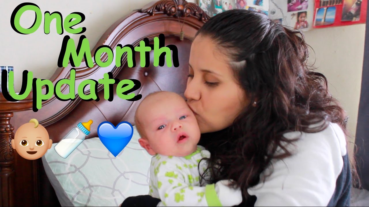 ONE MONTH BABY UPDATE! | NEWBORN UPDATE - YouTube