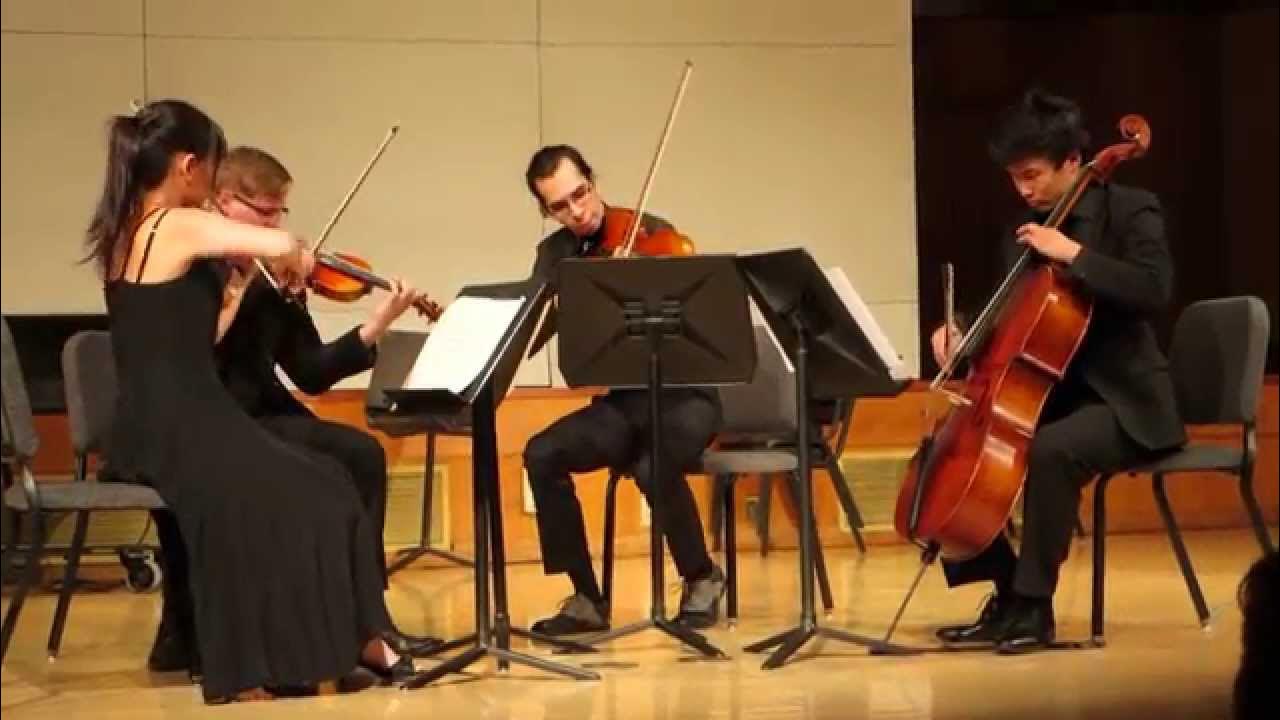Mendelssohn String Quartet No. 6 in F minor, Op. 80, First Movement - YouTube