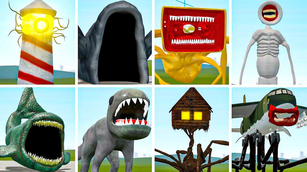 ALL GIANT TREVOR HENDERSON: Megahorn, Sea Eater, House Head, Lighthouse ...