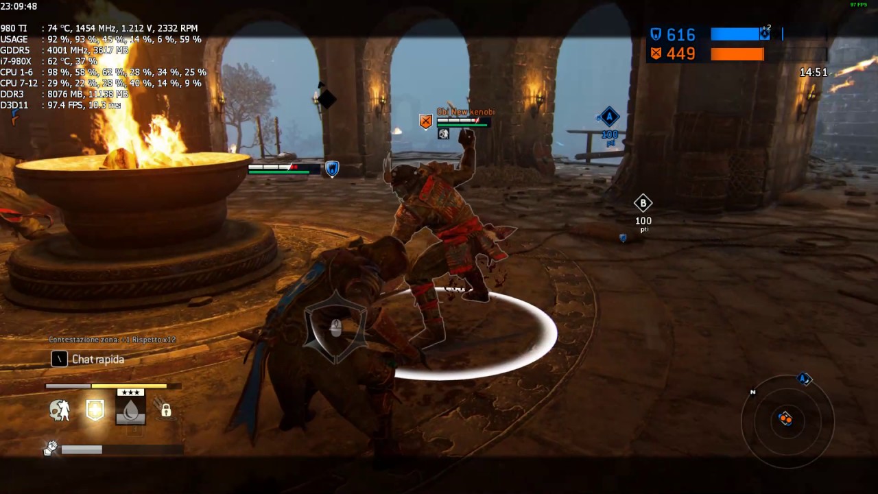 For Honor PC Gameplay | i7-980X @ 4.16 GHz | GTX 980 TI STRIX OC | Full ...