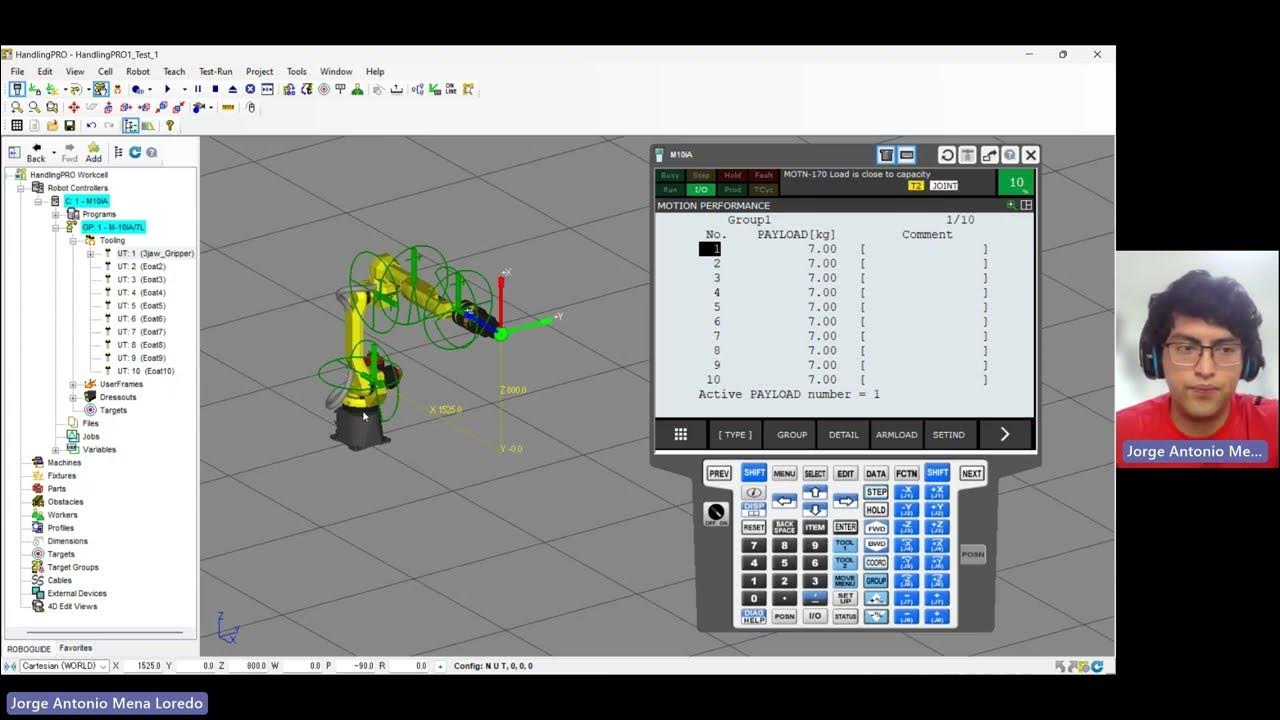 1. Conociendo el entorno, crear una celda y controlar el robot ...