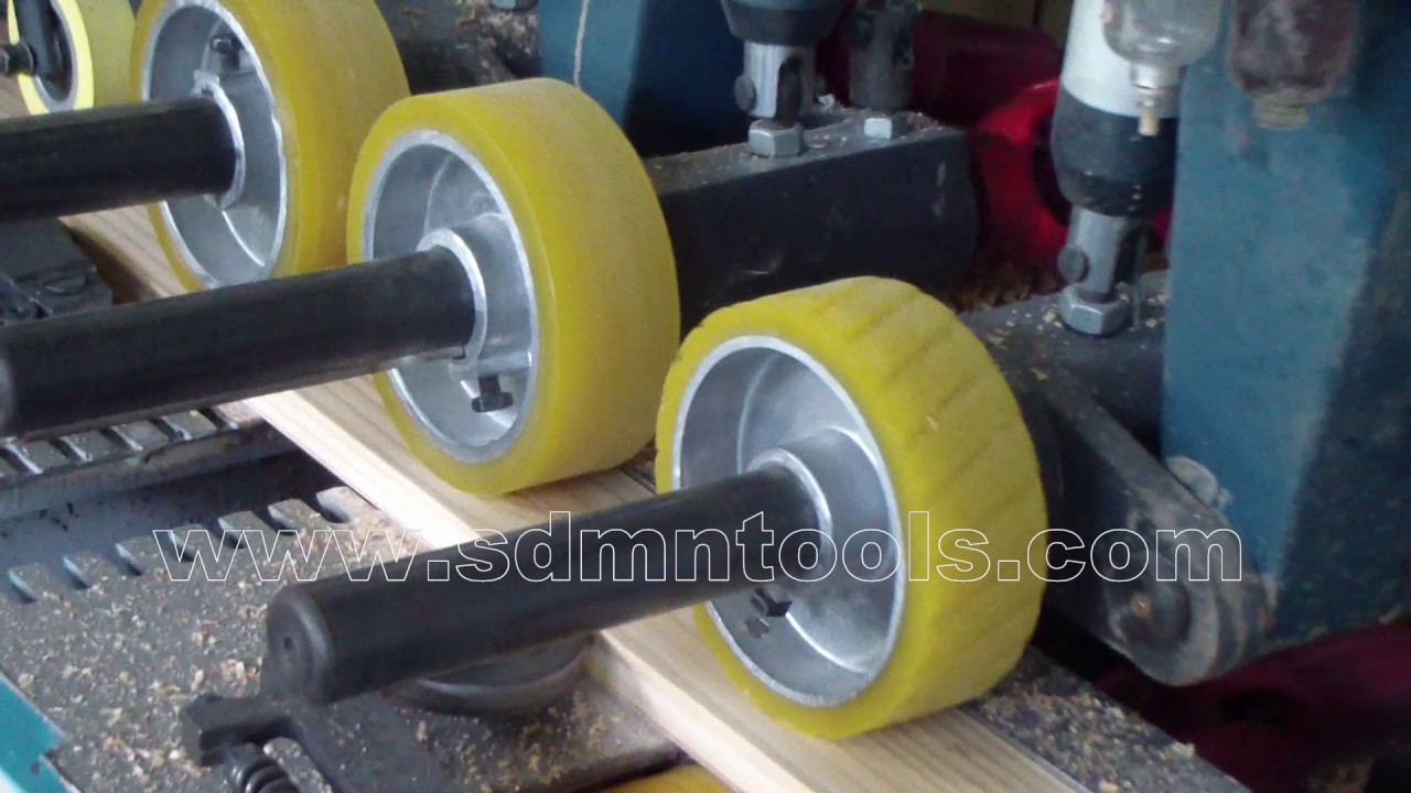 Wood profile production - YouTube