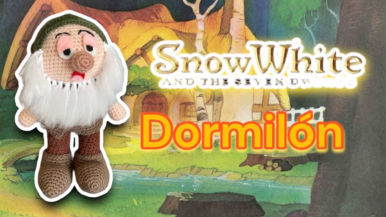 Cómo tejer a DORMILON Blanca Nieves amigurumi Disney paso a paso ...