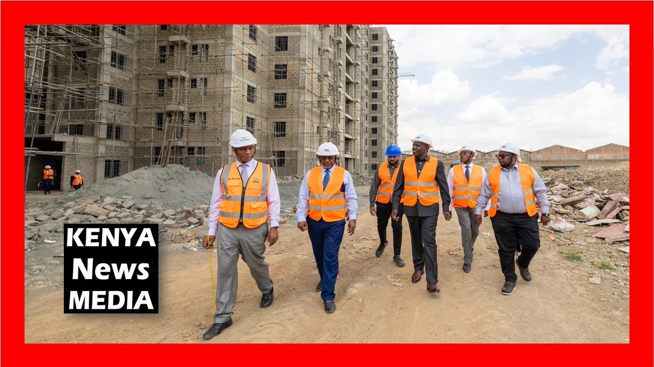 President Ruto assessed progress of Mukuru Met Social Housing Project ...