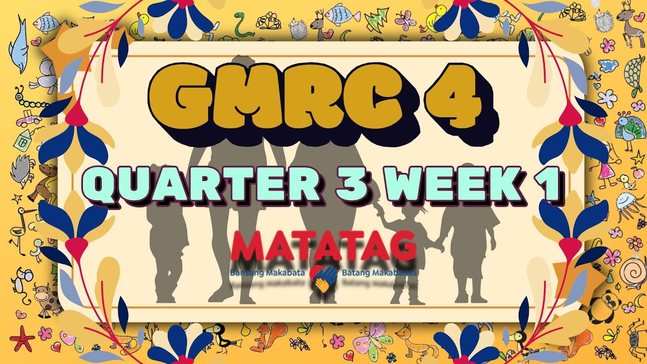 GRADE 4 MATATAG GMRC// QUARTER 3 WEEK 1 // PowerPoint Presentation ...