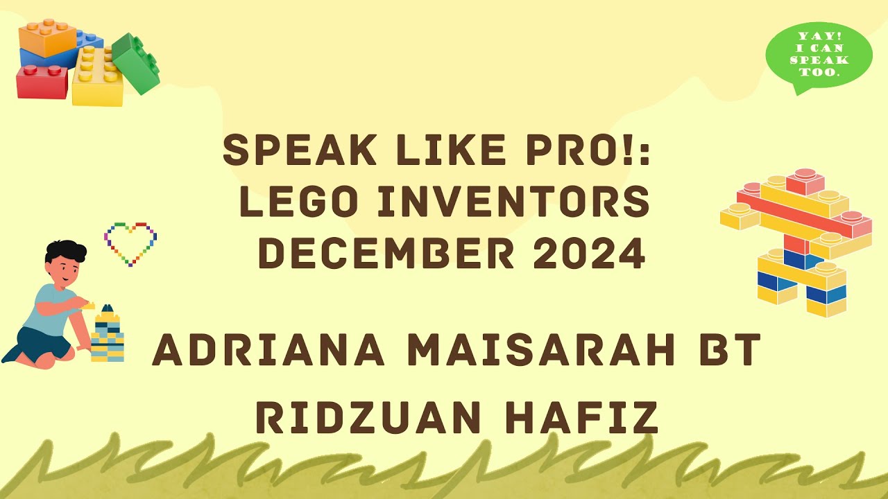 SPEAK LIKE PRO!: LEGO INVENTORS DECEMBER 2024 - YouTube