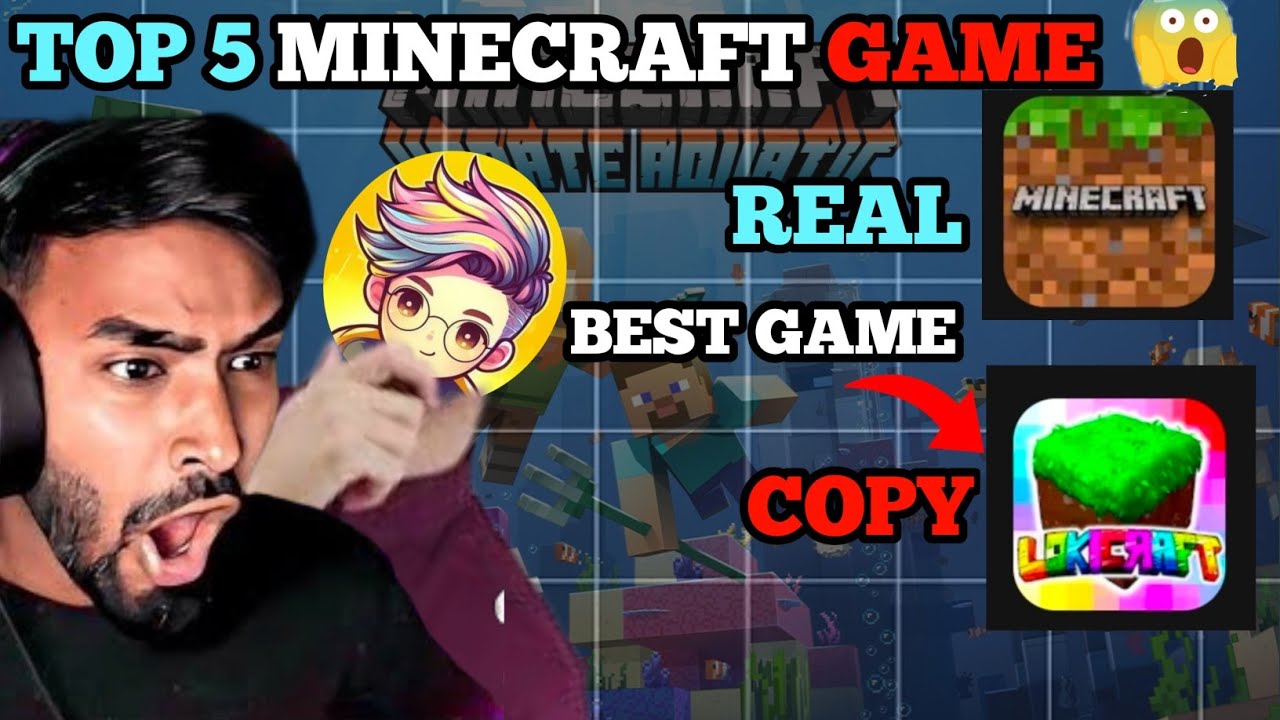 TOP 5 BEST MINECRAFT COPY GAME 🎮/in mobile free games_best game real ...