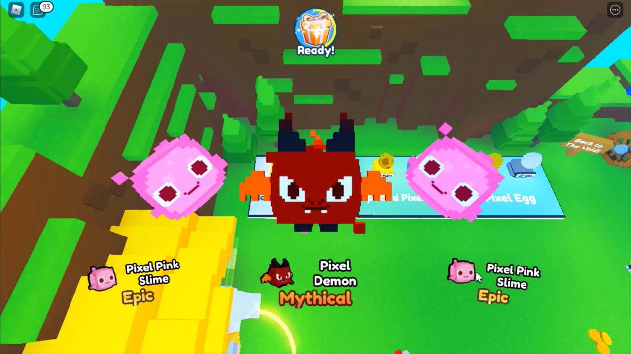 Hatching All Legendary , Mythical Pixel Pets on Camera in Pet Simulator ...