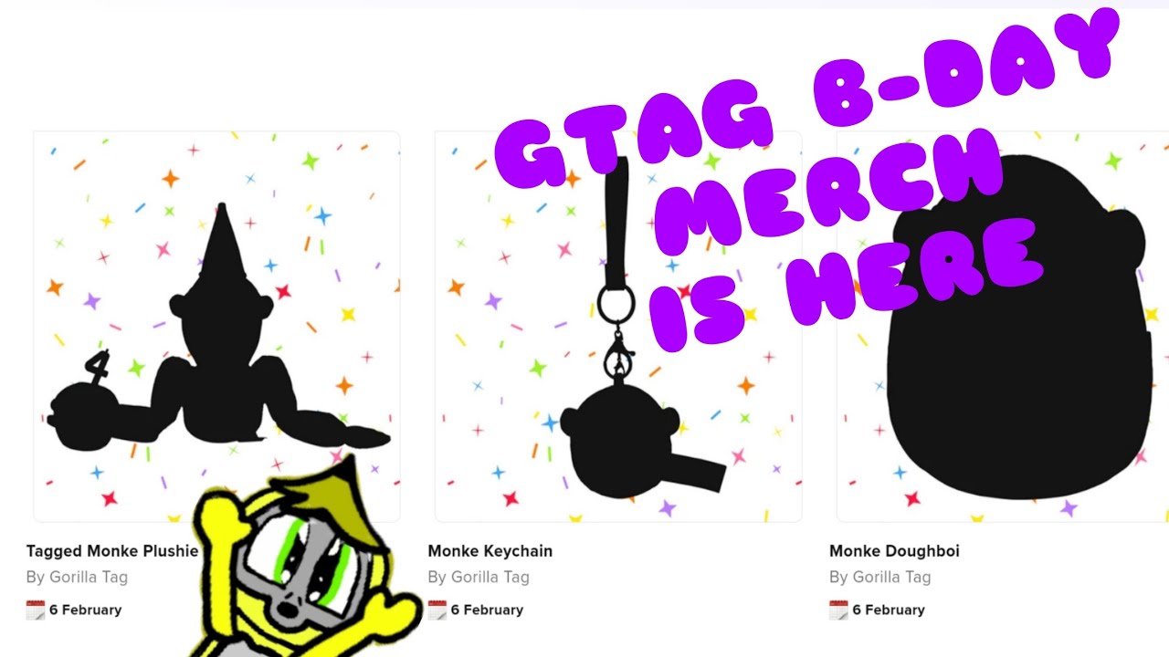 gtag b- day merch is here...(news video) - YouTube