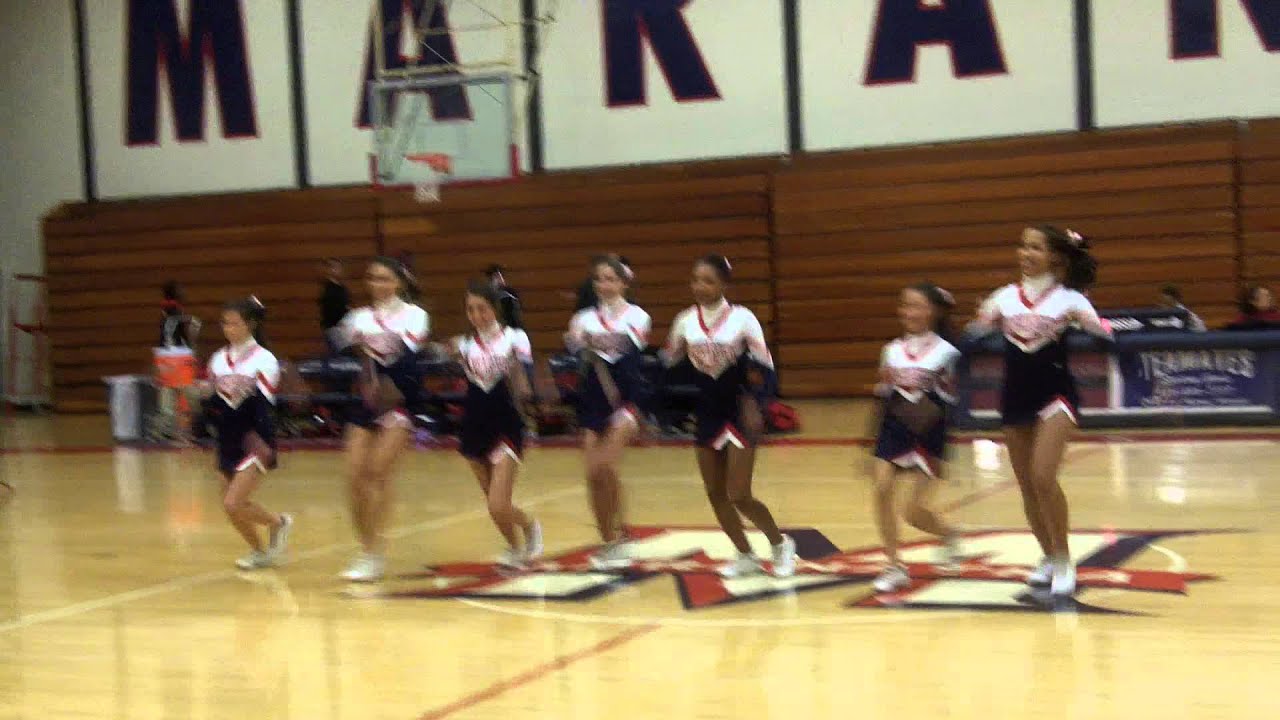 MHS CHEER on the floor routine - YouTube