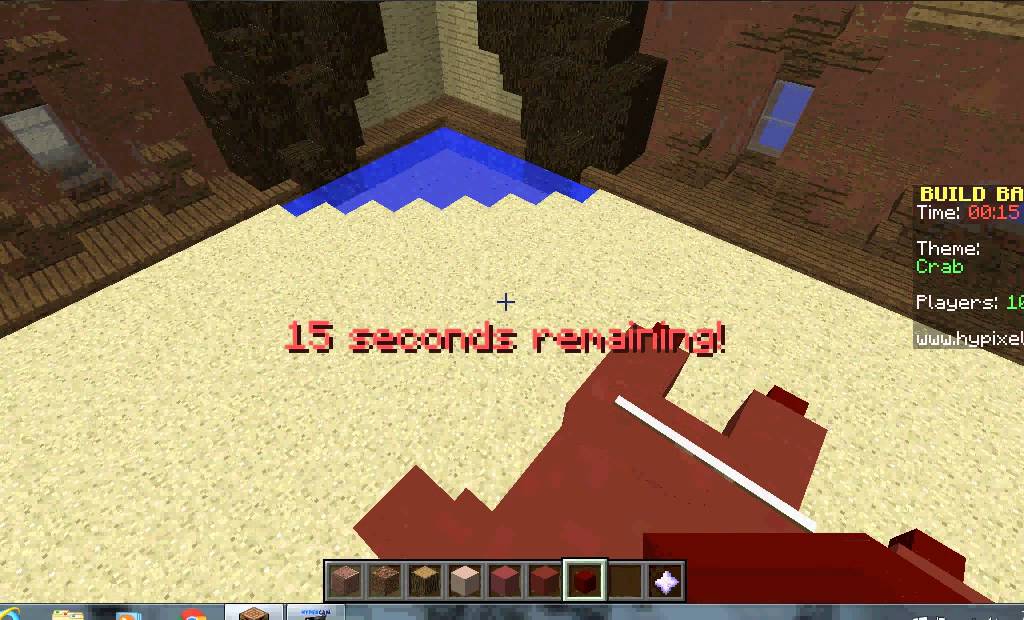 Minecraft Build Battle Crab - YouTube