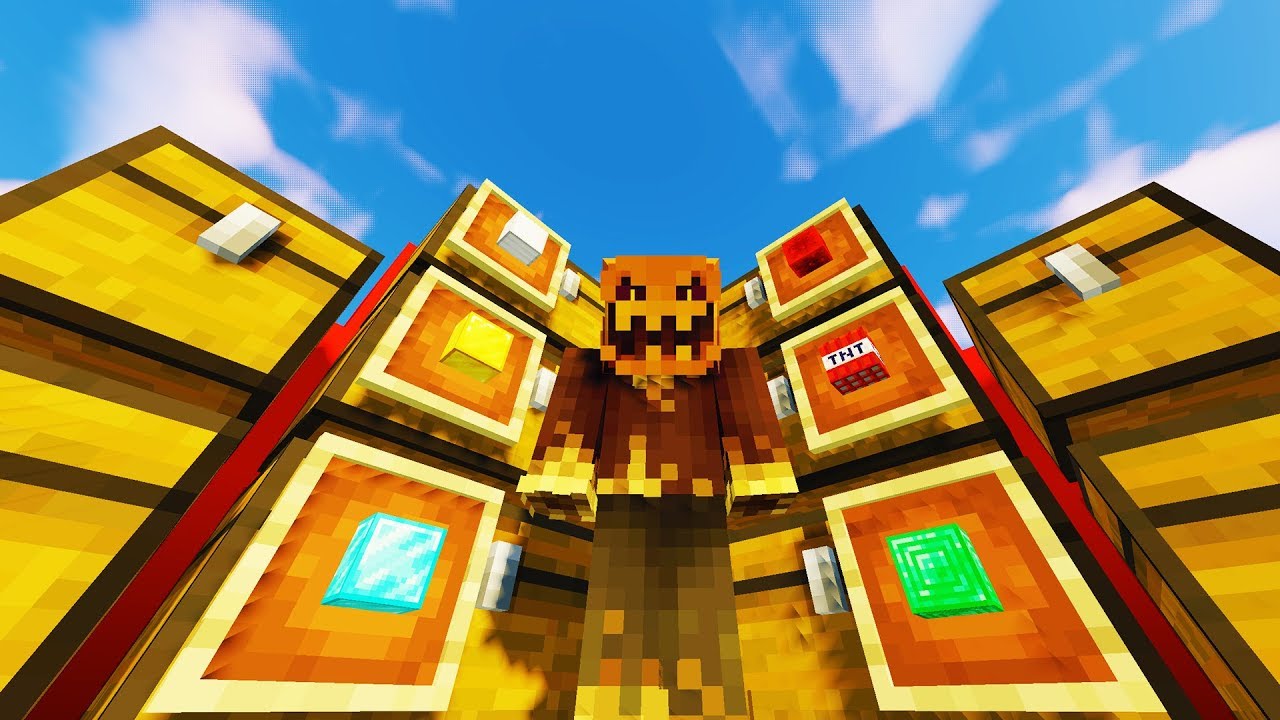 EEN MEGA CHEST ROOM BOUWEN IN MINECRAFT!! - YouTube