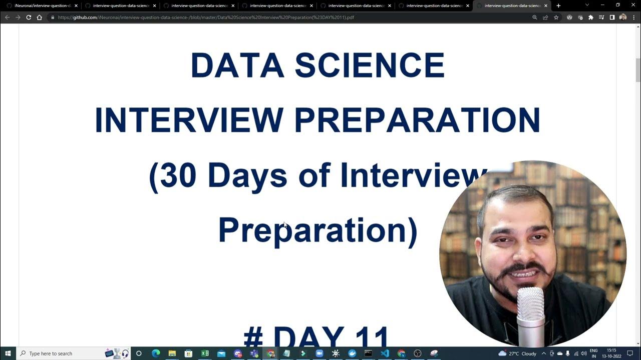RoadMap For 30 Days Data Science Interview Preparation With Materials @iNeuroniNtelligence - YouTube