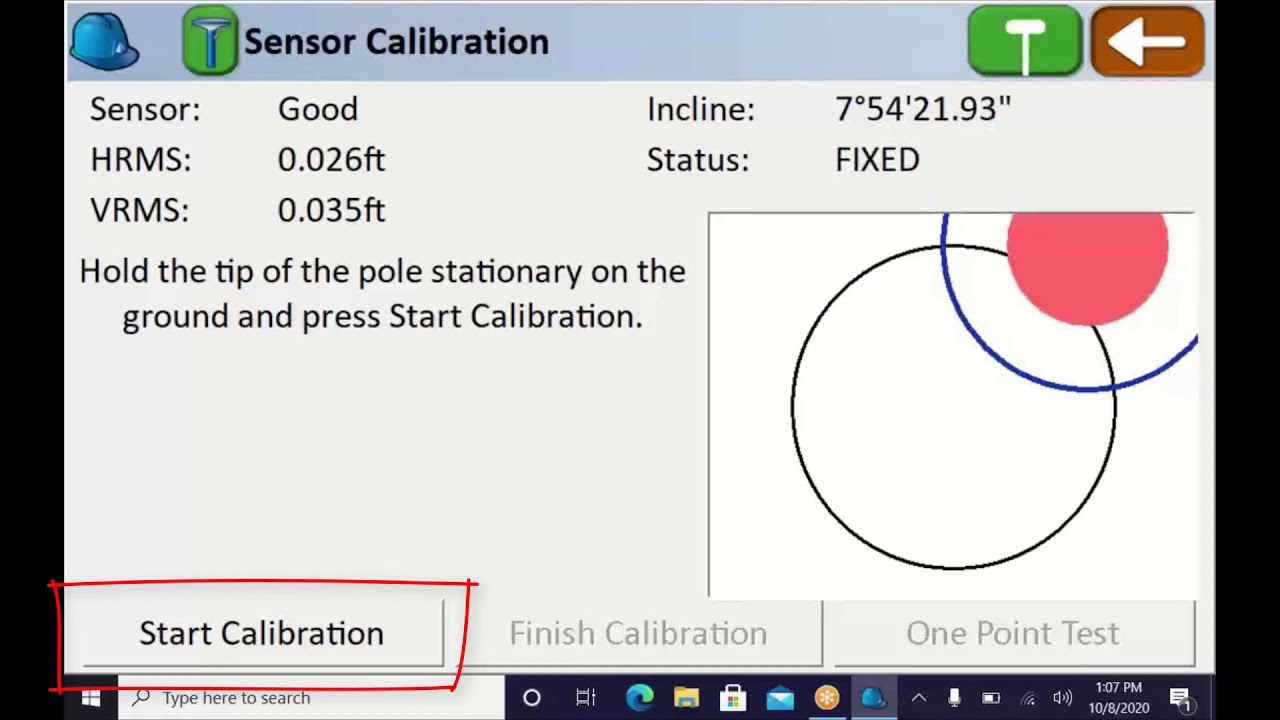 Carlson BRx7 Configuration 2/3 – IMU Pole Calibration - YouTube