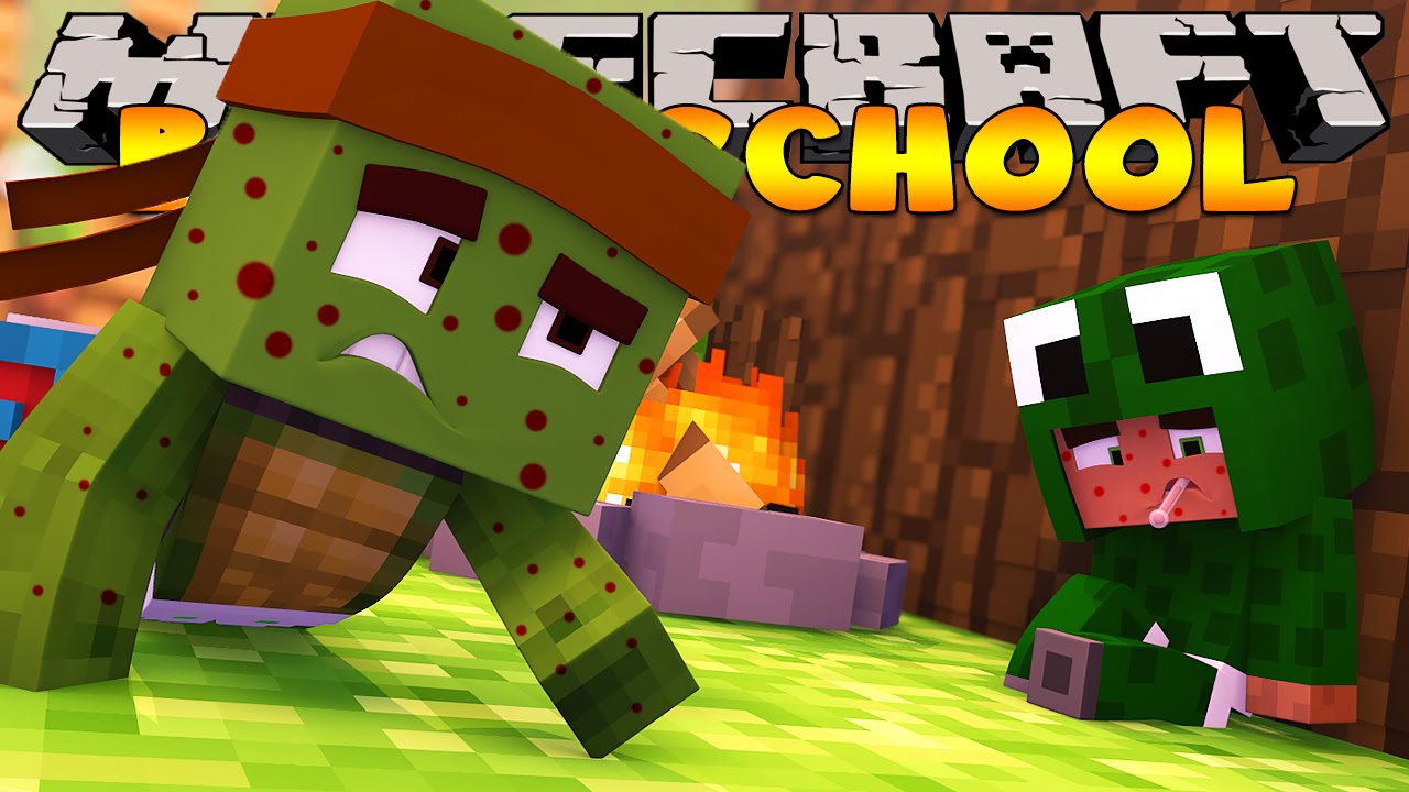 Minecraft Baby Daycare - THE BABIES GET CHICKEN POX w/ LittleCarly ...