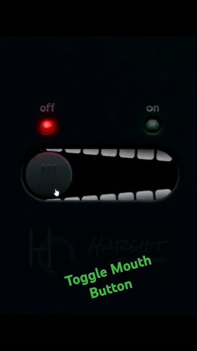 Toggle Mouth Button using HTML CSS #htmlcssjavascript #coding #trending #shortsfeed #shorts ...