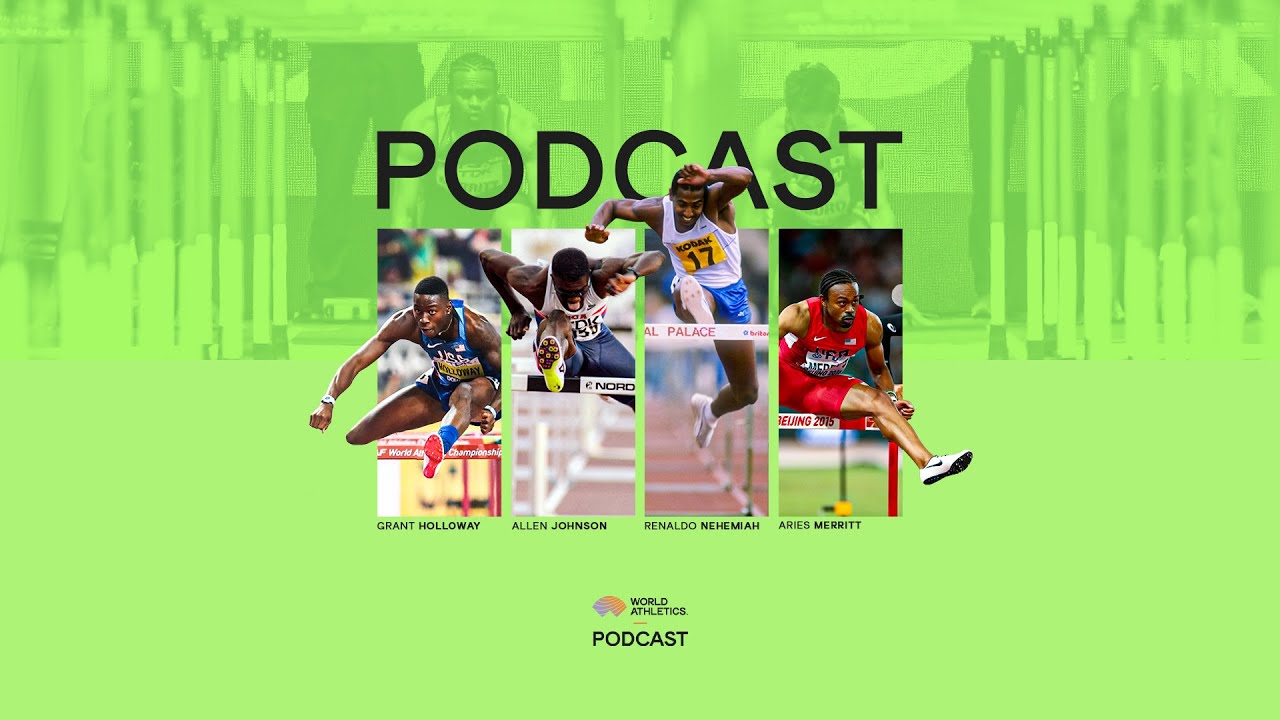 Grant Holloway, Aries Merritt, Allen Johnson and Renaldo Nehemiah ...