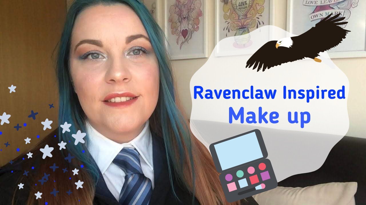 Ravenclaw Inspired Makeup - Harry Potter - YouTube