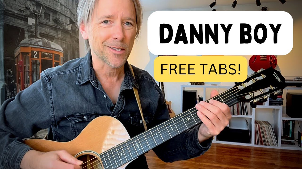 How to play - “Danny boy” GUITAR LESSON FREE TABS! - YouTube