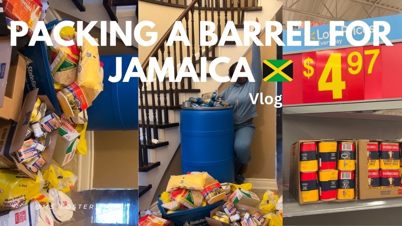 Pack a Barrel With Me For Jamaica | Shop with me + Haul + How much did ...