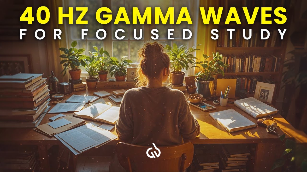 40 Hz Gamma Waves: Ultimate Binaural Beats for Deep Focus & Studying ...