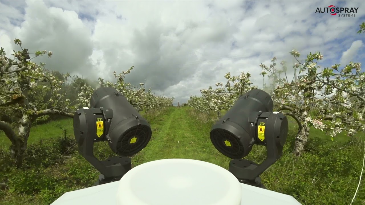 XAG R150 Unmanned Ground Vehicle fitted with spray pack option. - YouTube