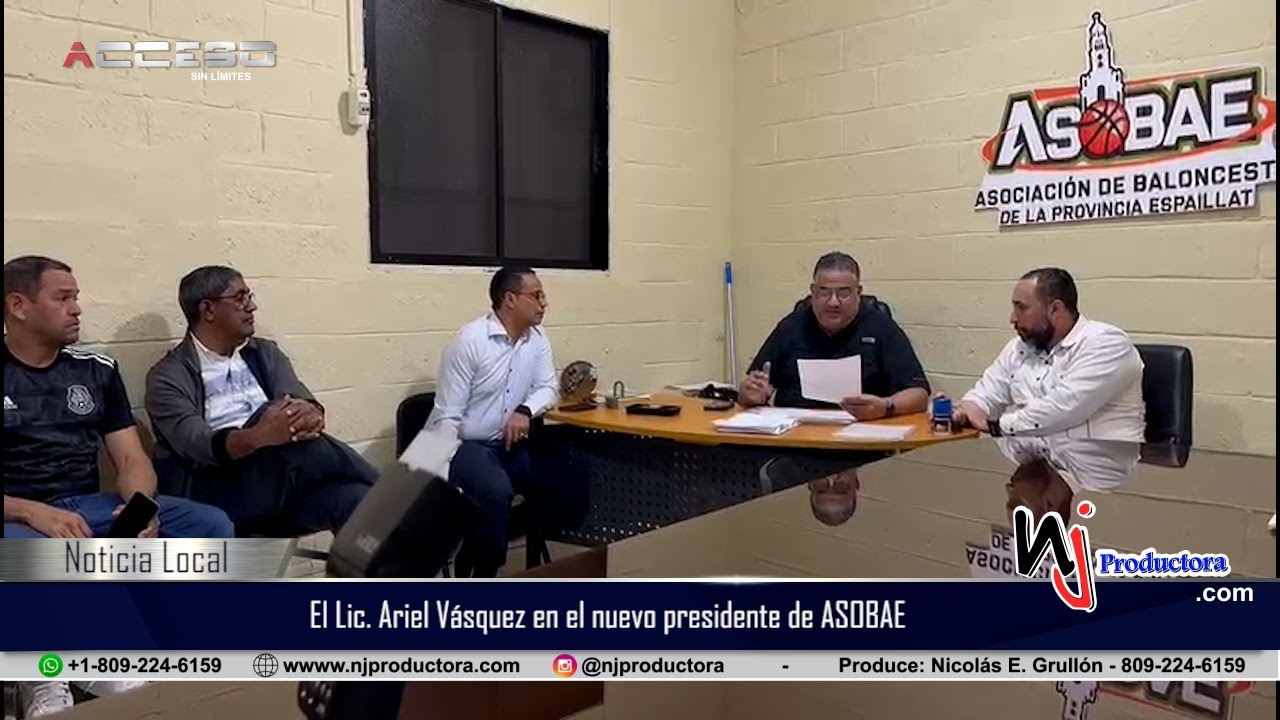 El Lic. Ariel Vásquez es electo como nuevo presidente de ASOBAE - YouTube