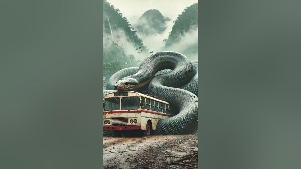 AI Travel Discovery | Python attacking Bus | Amazon Jungle #shorts # ...