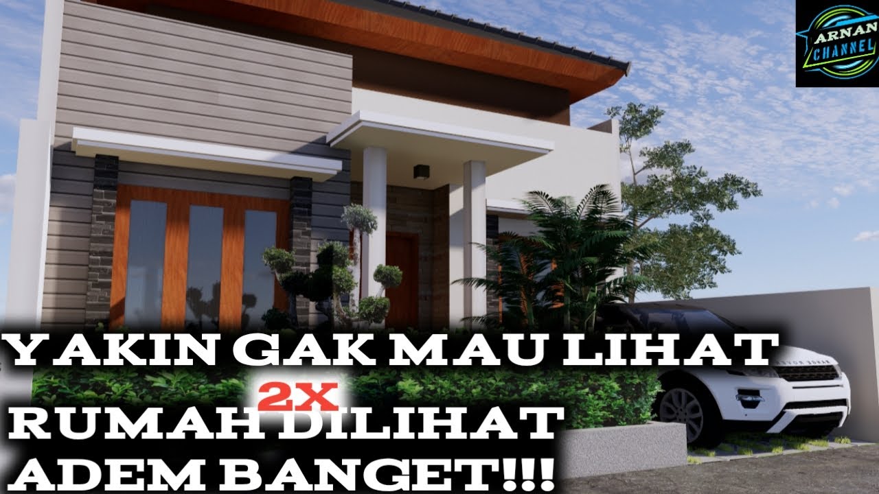 Rumah dengan taman bikin suasana tenang || Rumah minimalis 3 kamar tidur ~ ARNAN CHANNEL - YouTube