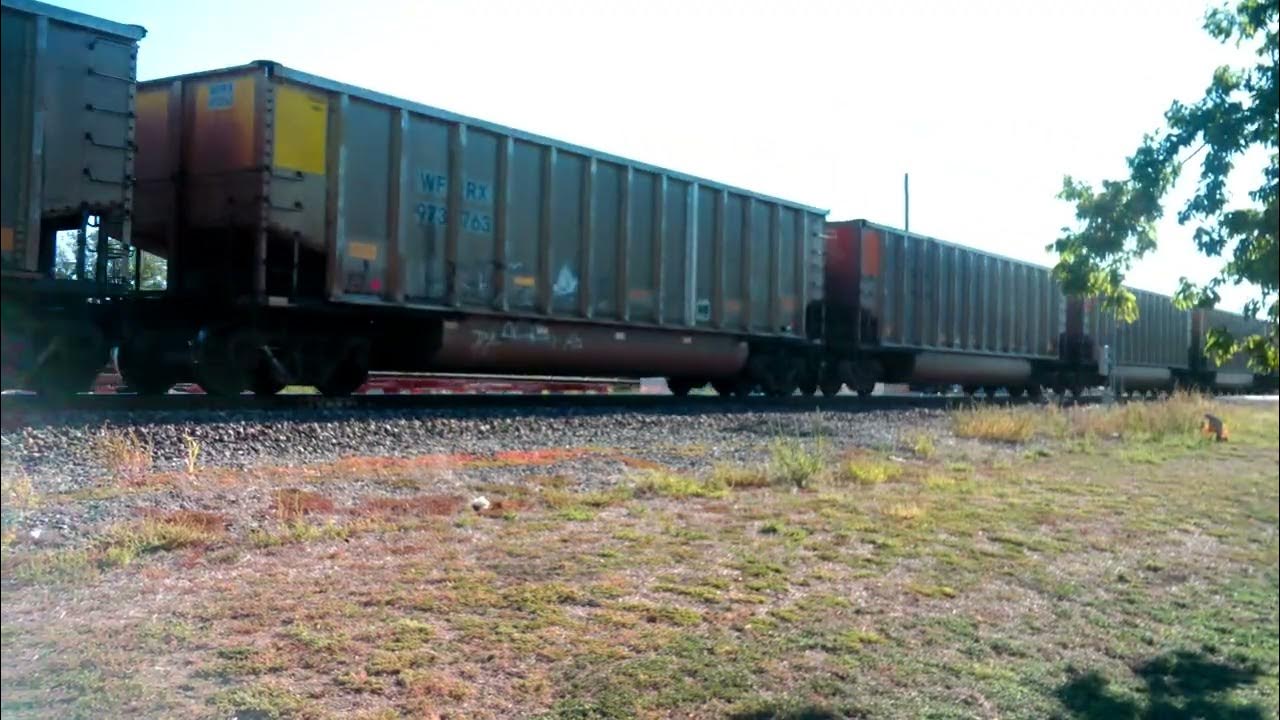 BNSF WB Empty Coal Train w/ 2 DPU Pushers in Copperas Cove, TX. 09/28/2024 - YouTube