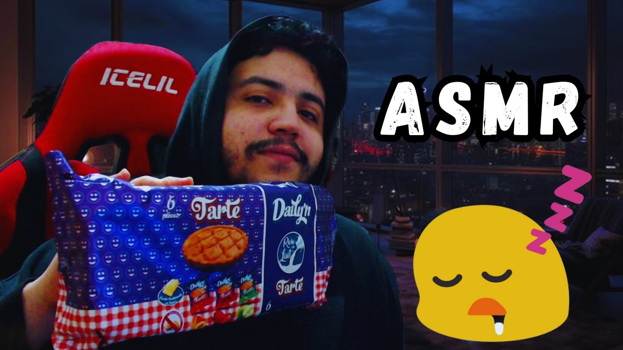 ASMR Eating an Apple Pie - Sleepy Whisper Ramble - YouTube