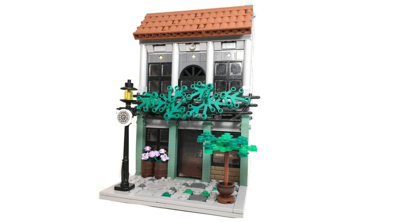 LEGO Modular European Bakery MOC - YouTube