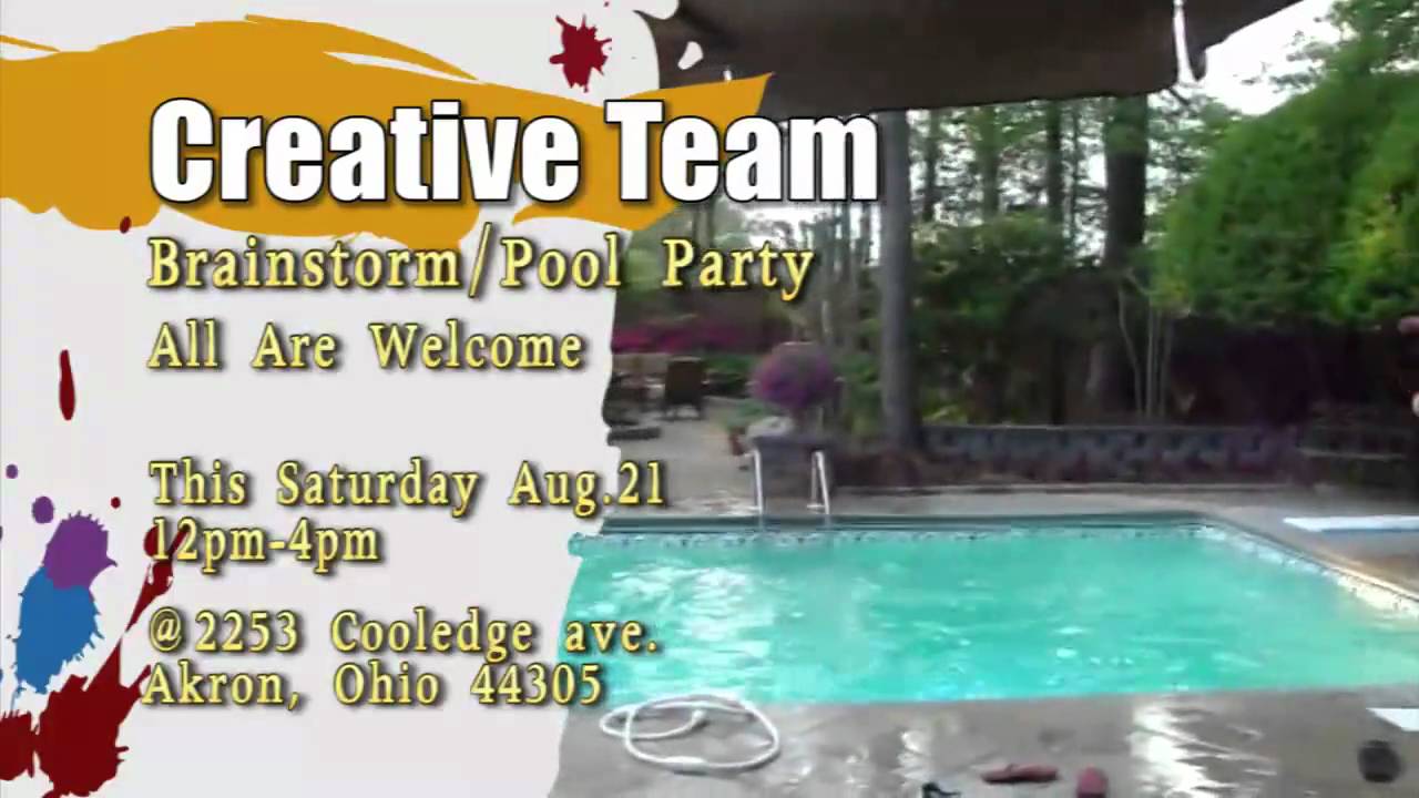 Creative Team Pool Party - YouTube