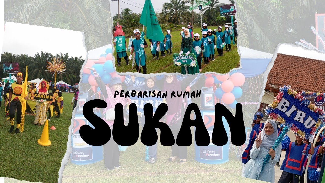 perbarisan rumah sukan tema Stesen minyak - YouTube