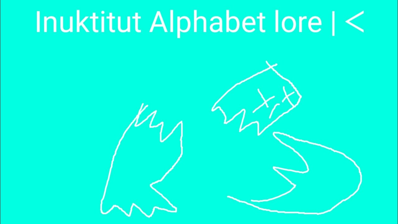 Inuktitut Alphabet lore | ᐸ - YouTube